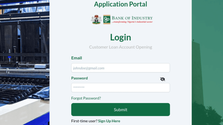 Bank of Industry Loan Application Guide (BOI Portal) - Recruitment Portal